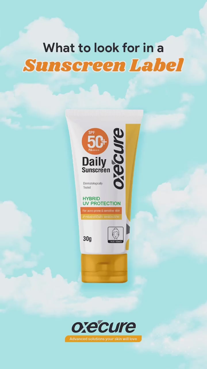 OXECURE Daily Sunscreen 30g| Holla Bella