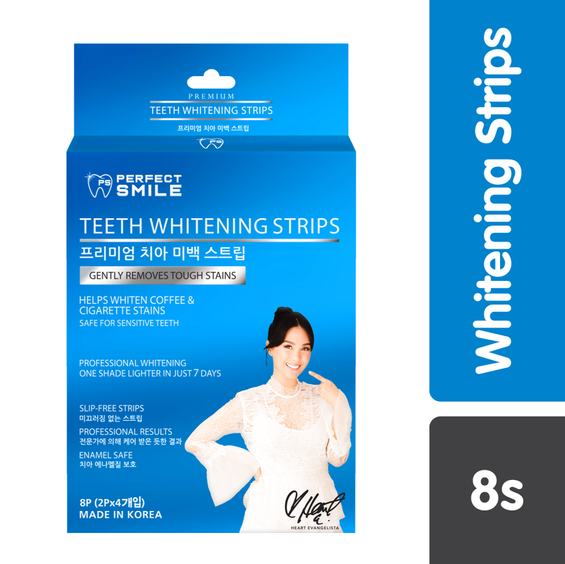 Perfect Smile Teeth Whitening Strip 8pcs | Holla Bella Wholesale